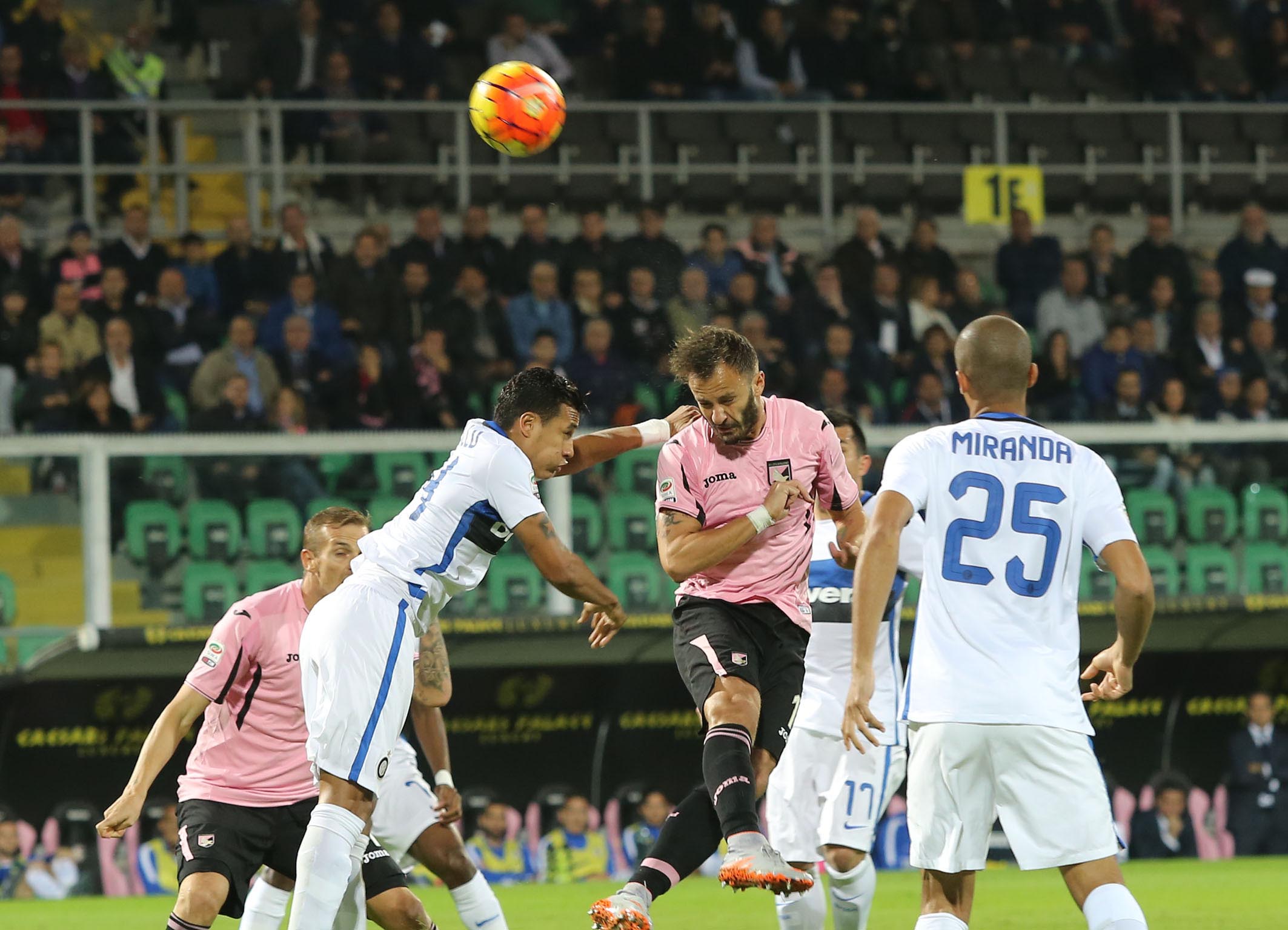 Palermo-Inter 1-1, Gilardino gela Mancini