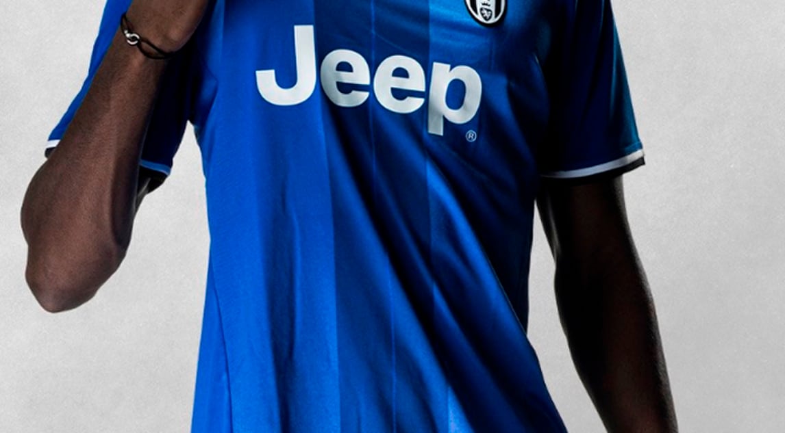Juventus, ecco la seconda maglia: Pogba è il testimonial