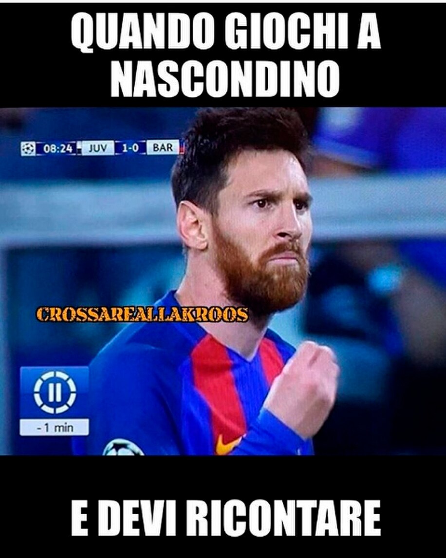 In attesa di Barcellona-Juventus Messi è la star...dei meme