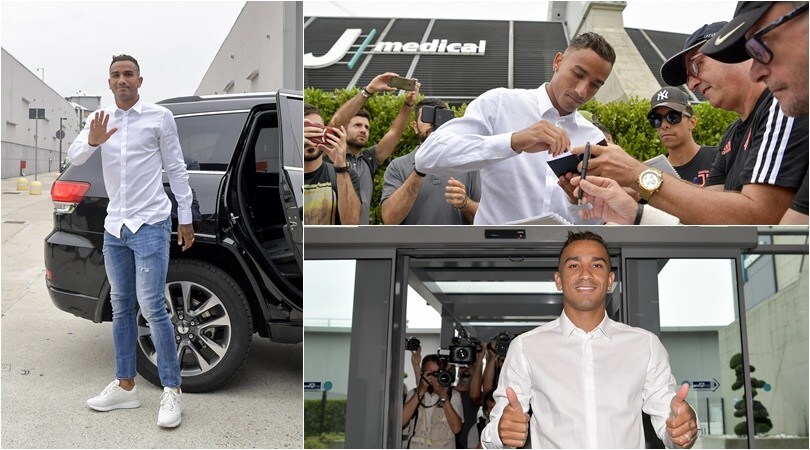 Danilo arriva al J Medical, prima giornata con la Juve
