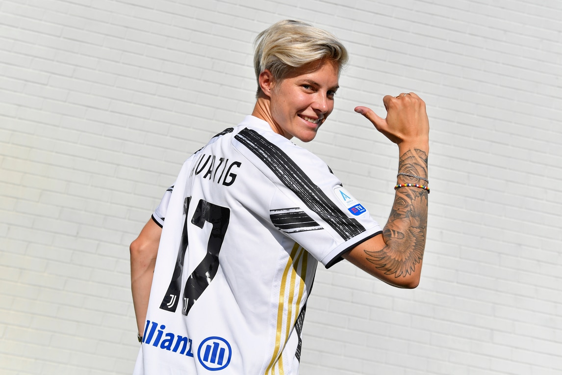 Lina Hurtig, la presentazione ufficiale con la Juve Women
