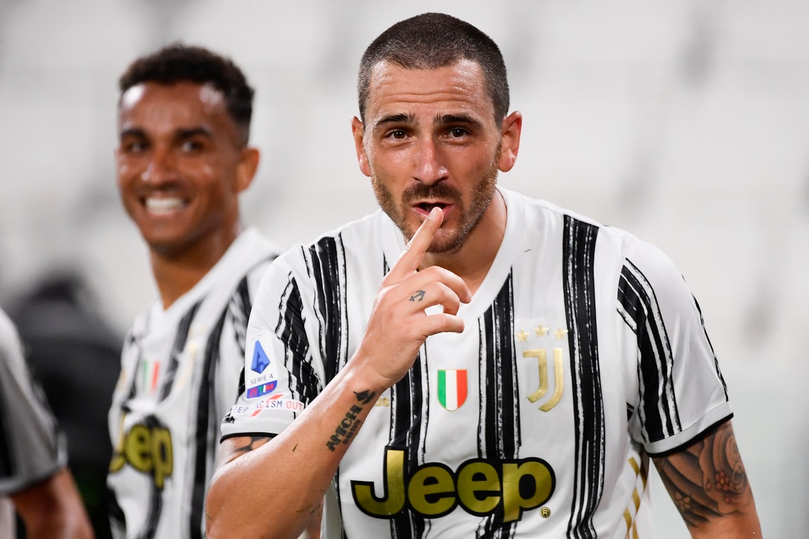Show di Bonucci dopo il gol alla Sampdoria: la dedica è speciale