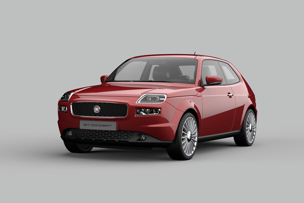 Fiat 127 Concept render: le immagini