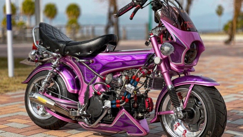 Special Honda CT125, esageratamente custom