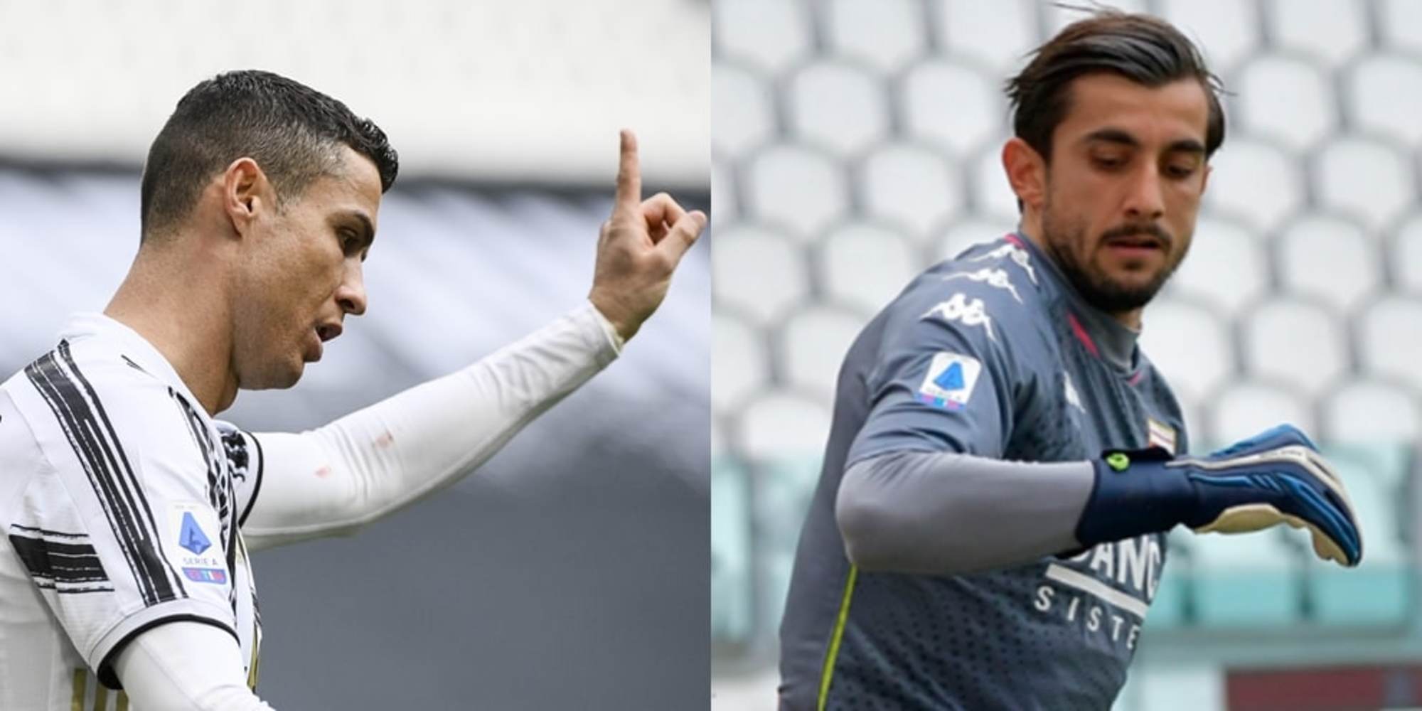 Ronaldo-Perin, siparietto durante Juve-Genoa. Ecco cosa è successo