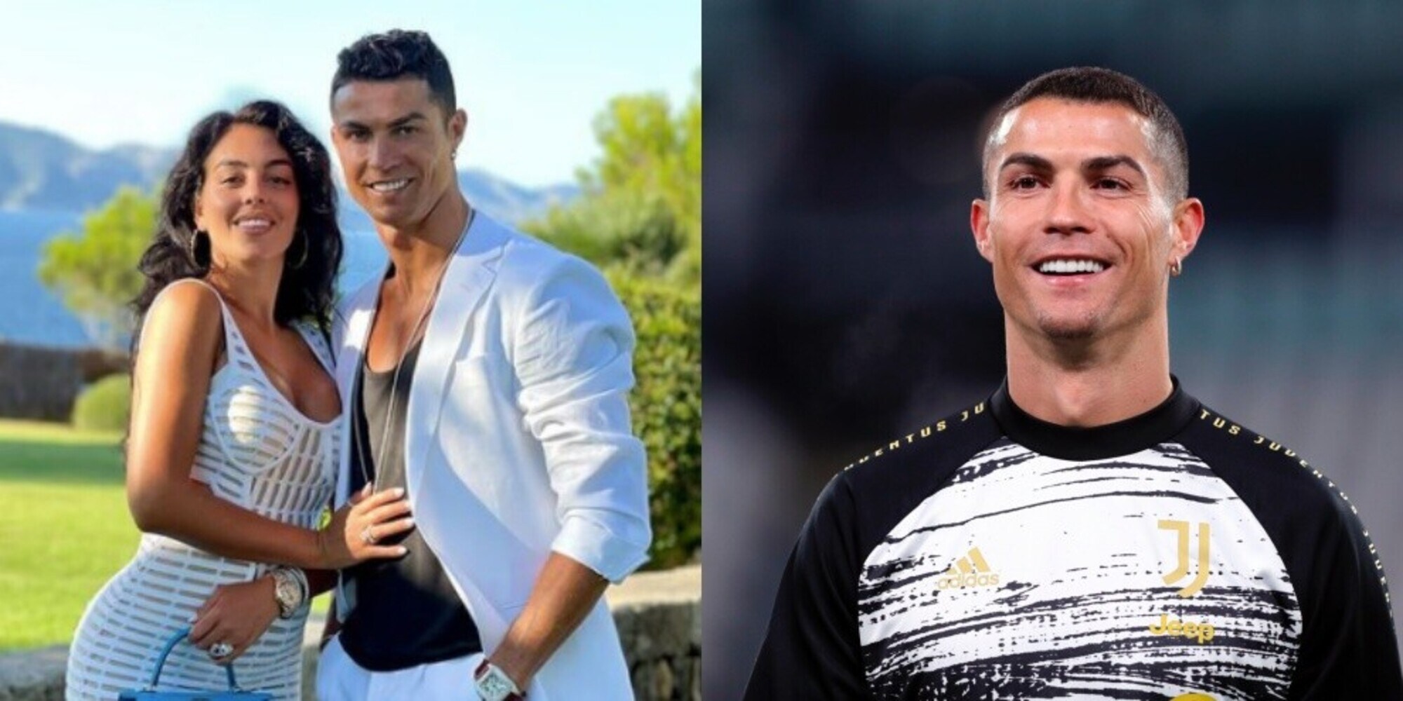 Ronaldo e Georgina, messaggio d'amore social prima della Juve