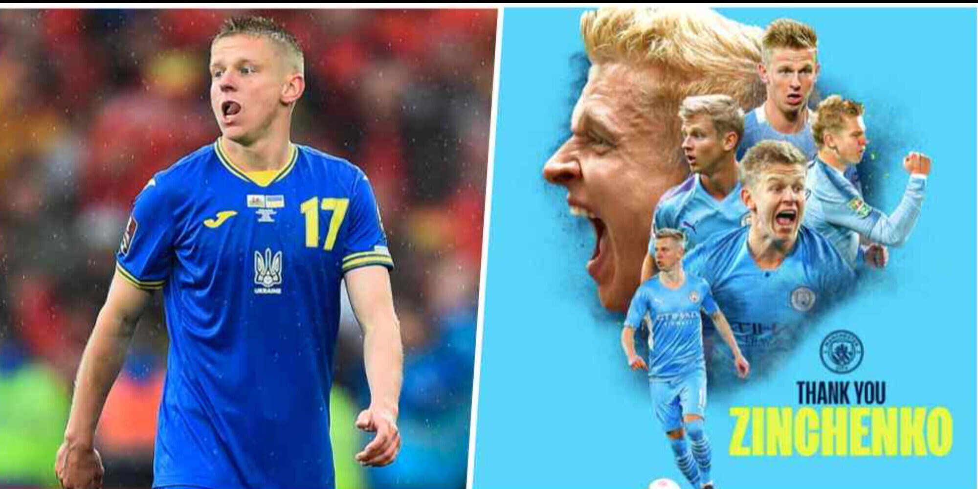 Arsenal, ufficiale Zinchenko: il comunicato del Manchester City