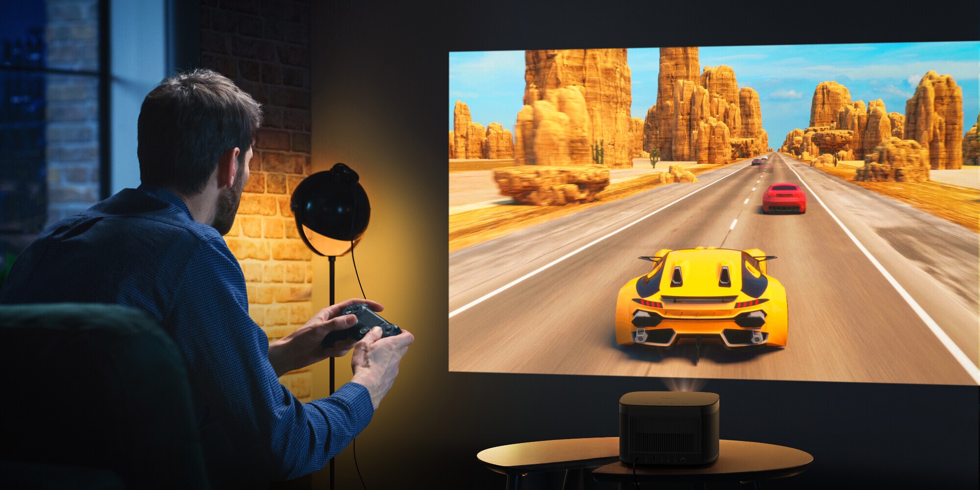 Videogiochi e Serie A: lo schermo migliore per vederli è un proiettore