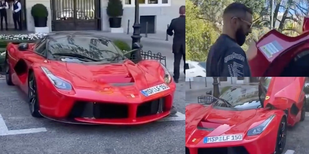 Benzema sfoggia l'ultima Ferrari: una costosissima LaFerrari dal prezzo ...