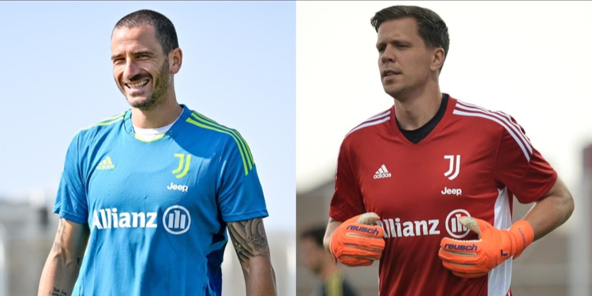 Allegri prepara Juve-Roma: Bonucci e Szczesny in gruppo