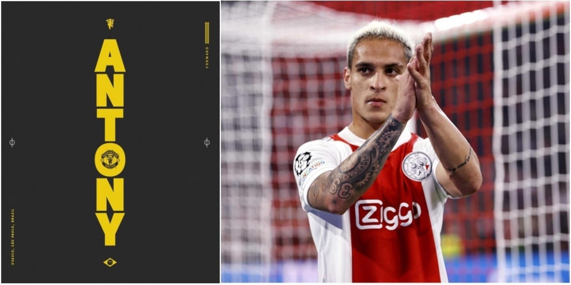 Ufficiale, Antony è un nuovo giocatore del Manchester United