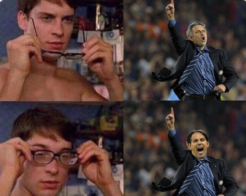 Inter-Barcellona, Inzaghi diventa un meme virale sui social