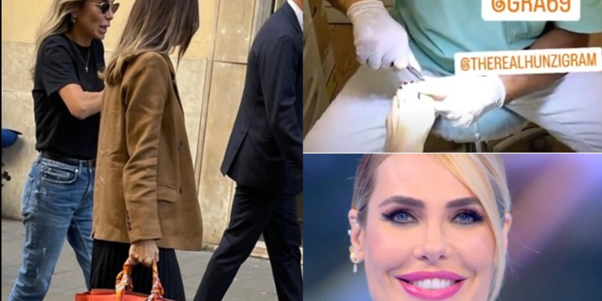 Le donne di Totti: Ilary dal podologo, Noemi con Selvaggia Lucarelli