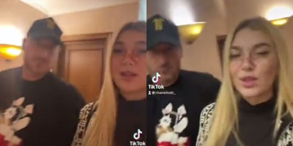 Totti e la figlia Chanel: il video virale su TikTok