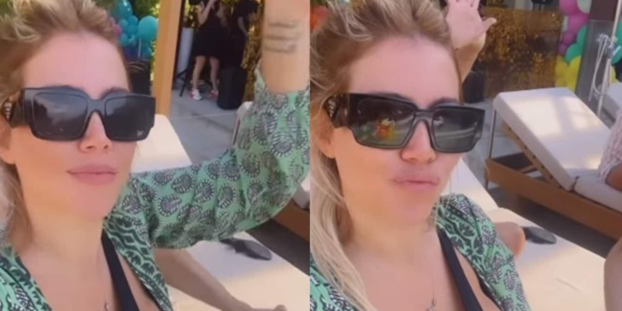 Wanda Nara fa festa: dove e con chi