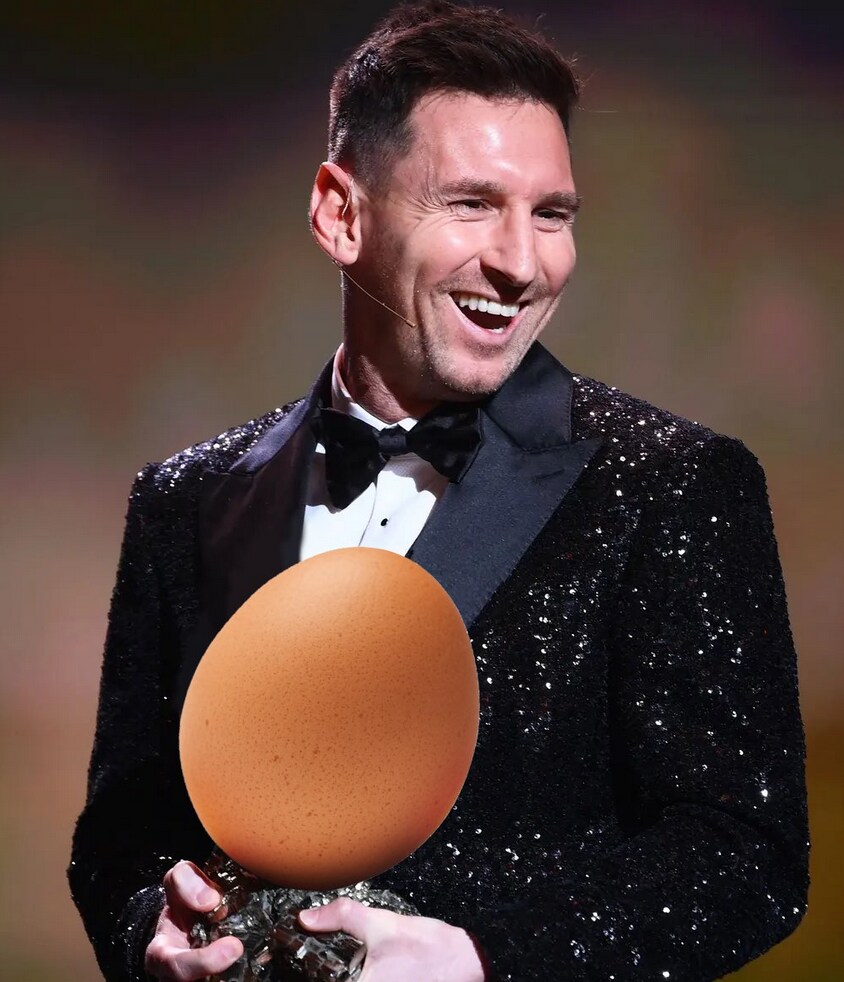 Messi e il nuovo rivale: un uovo da record che spopola sui social!