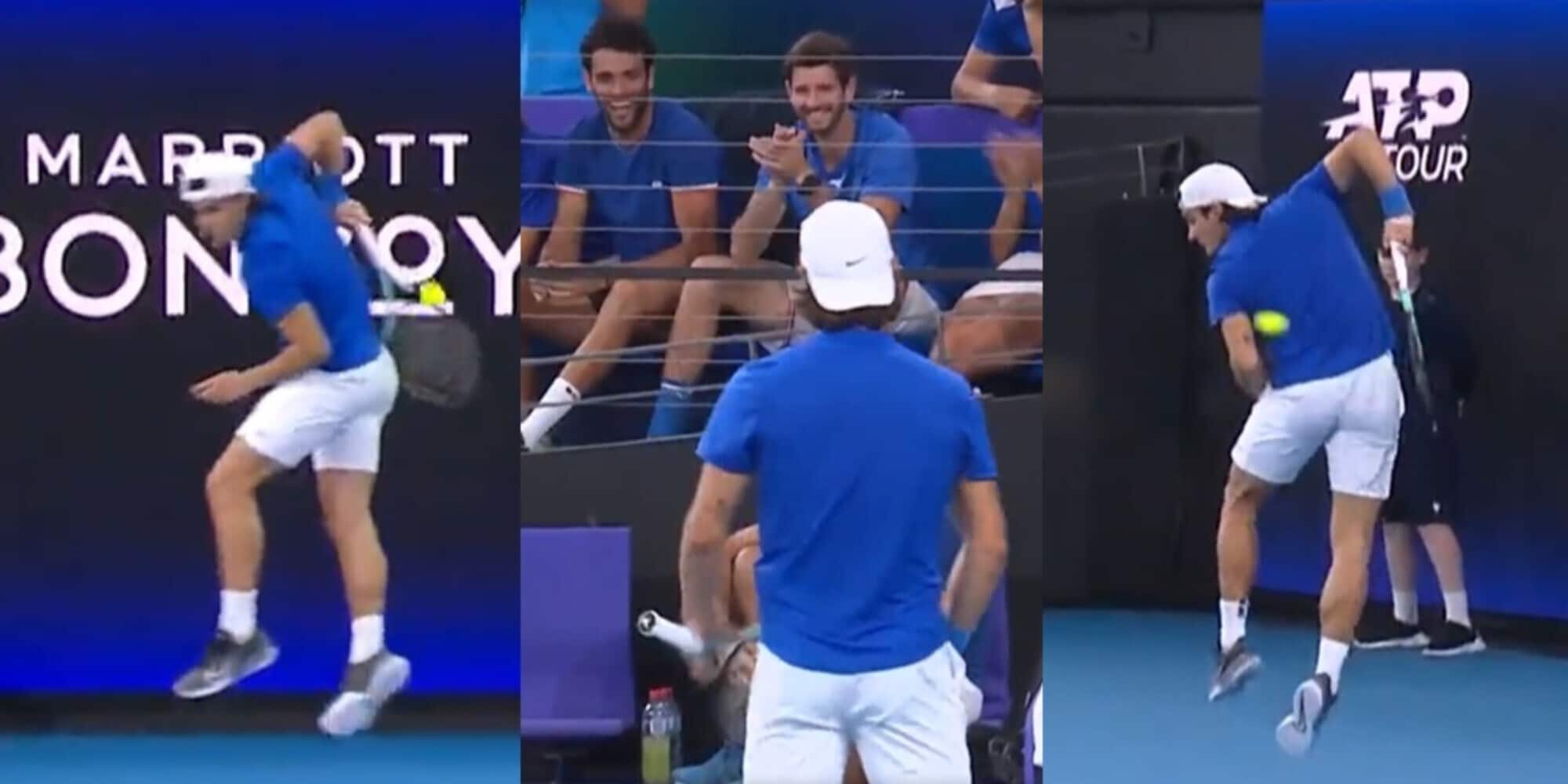 Musetti, colpo pazzesco: Berrettini sbalordito, United Cup show FOTO