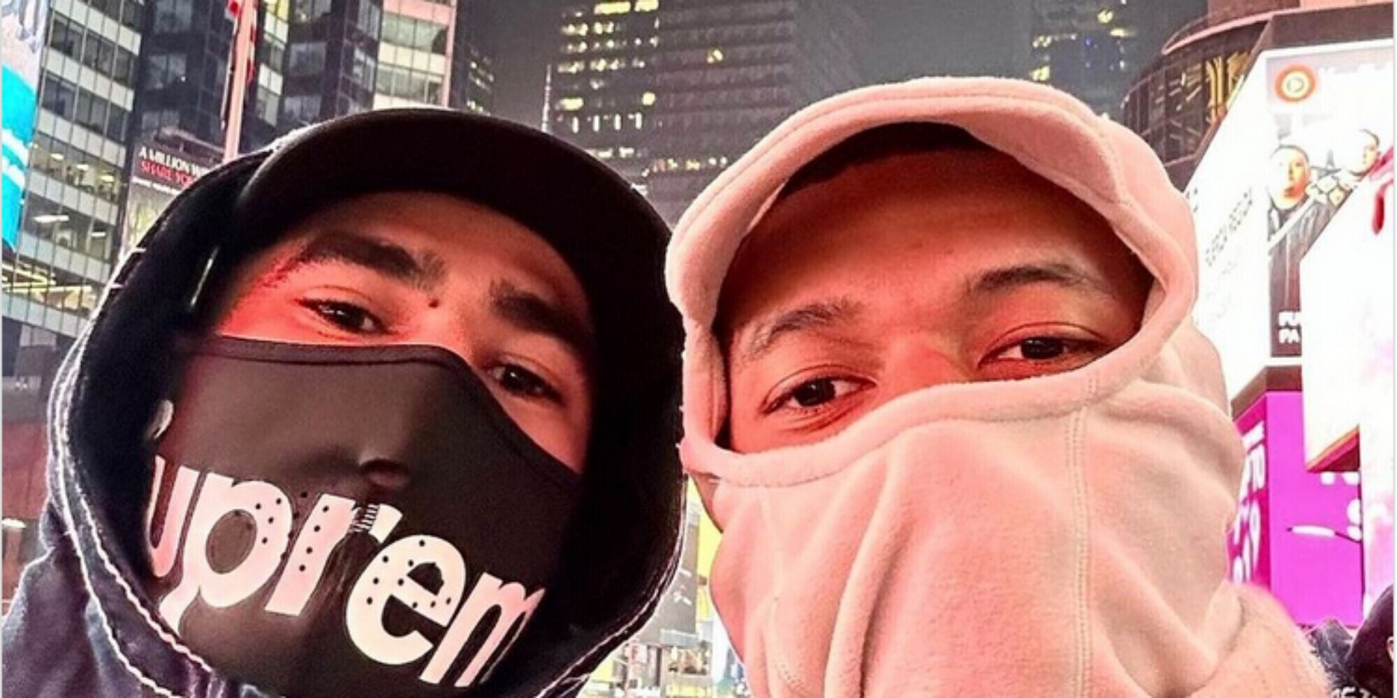 Li riconoscete? Due assi mondiali incappucciati a New York