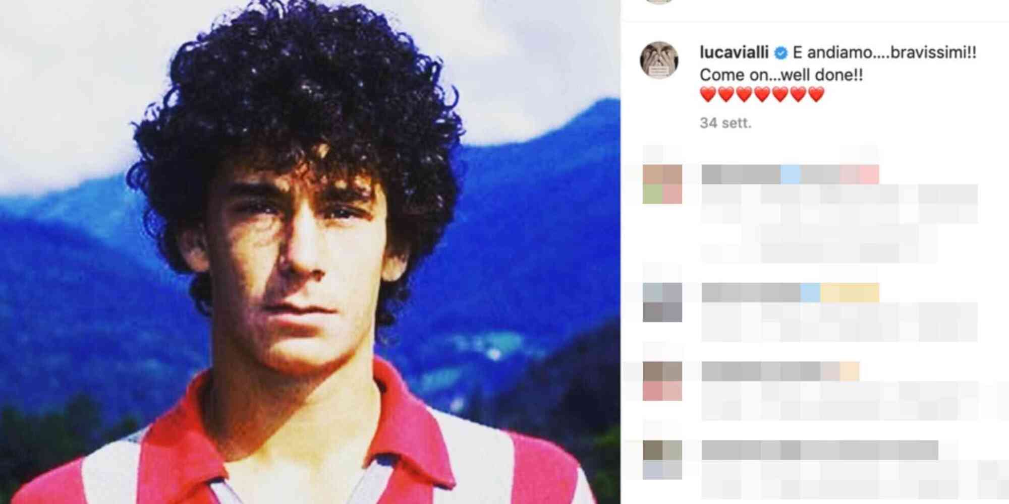 Vialli e la foto con i ricci che rievocava la Cremonese: da batticuore!