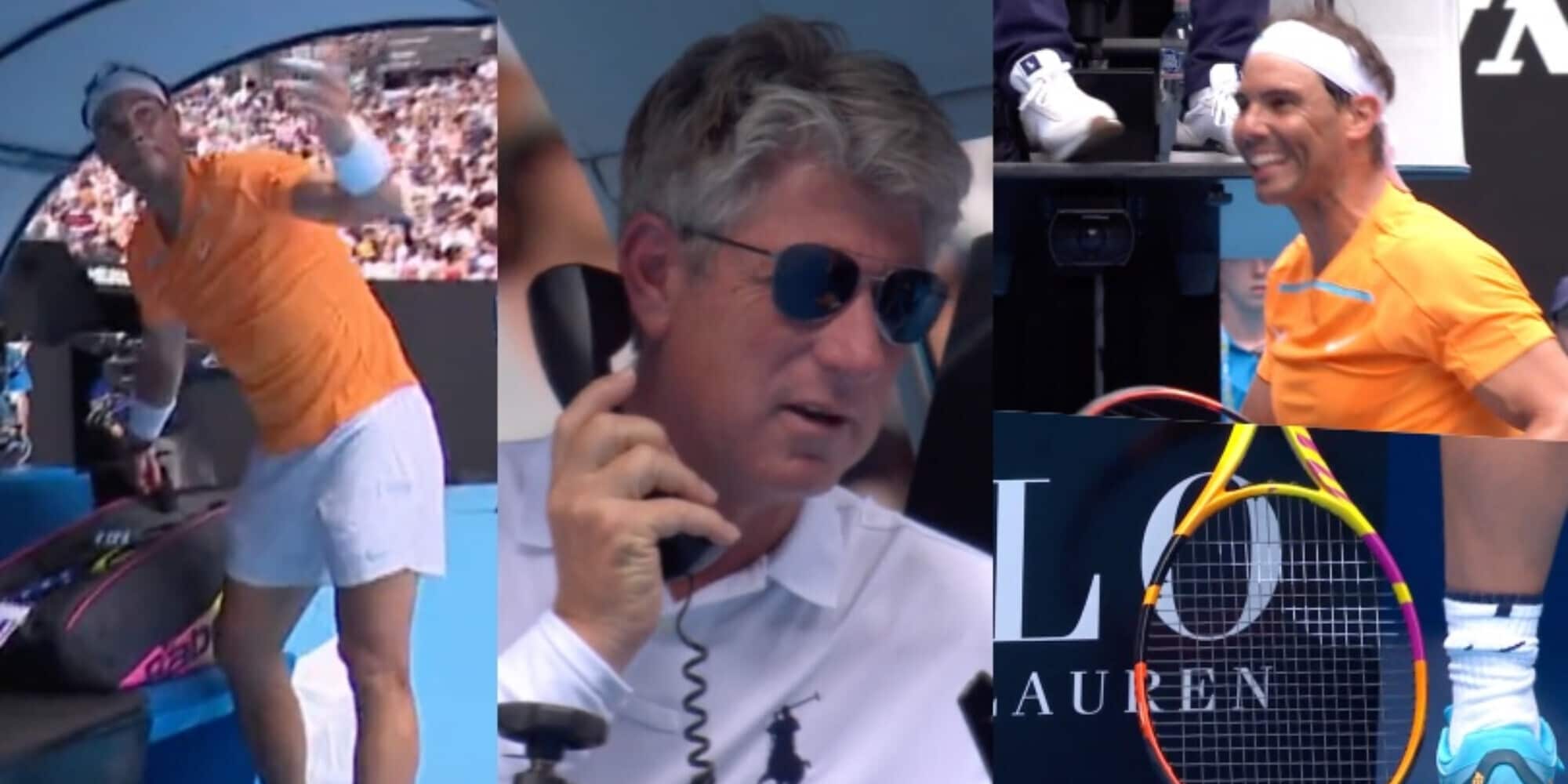 Nadal e la racchetta sparita: il curioso siparietto agli Australian Open