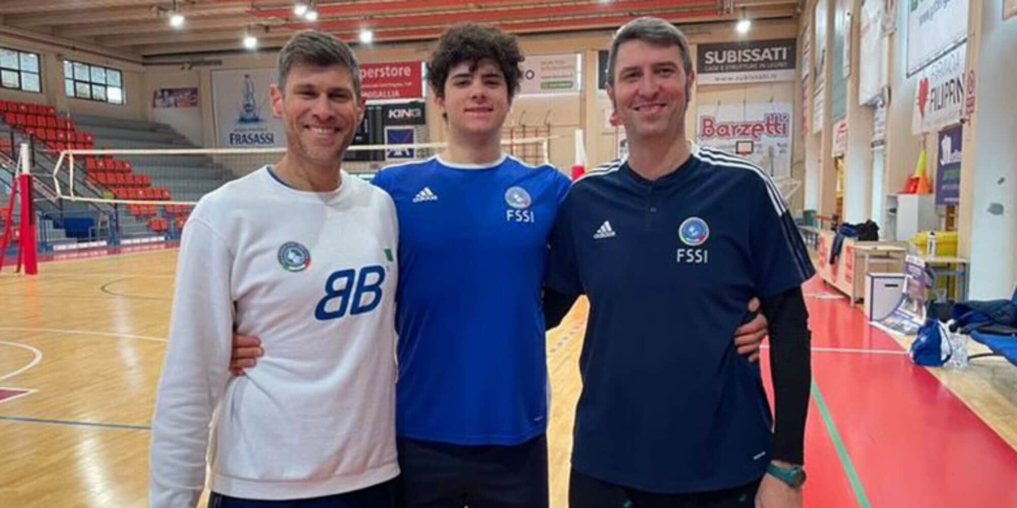 Cuneo Volley: Lorenzo Cavasin al raduno di Senigallia della Nazionale Sordi