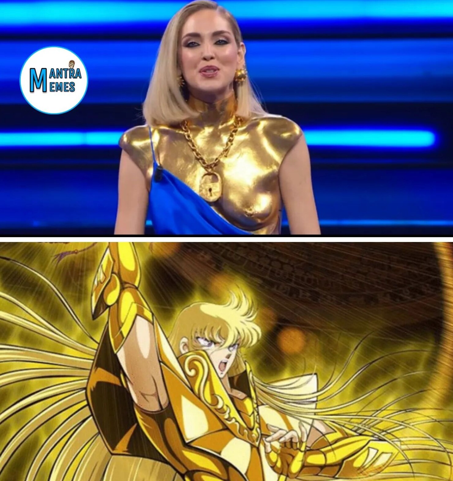 Finale Sanremo, meme e ironie: il vestito di Chiara Ferragni nel mirino