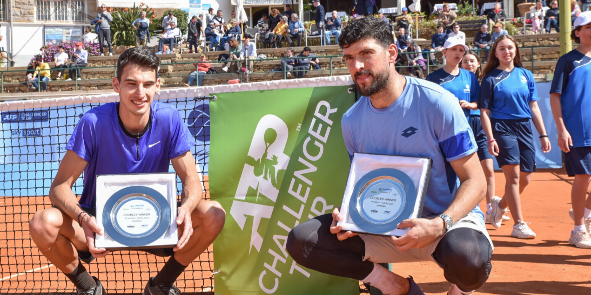 Sanremo Tennis Cup, Cornea e Skugor campioni del doppio