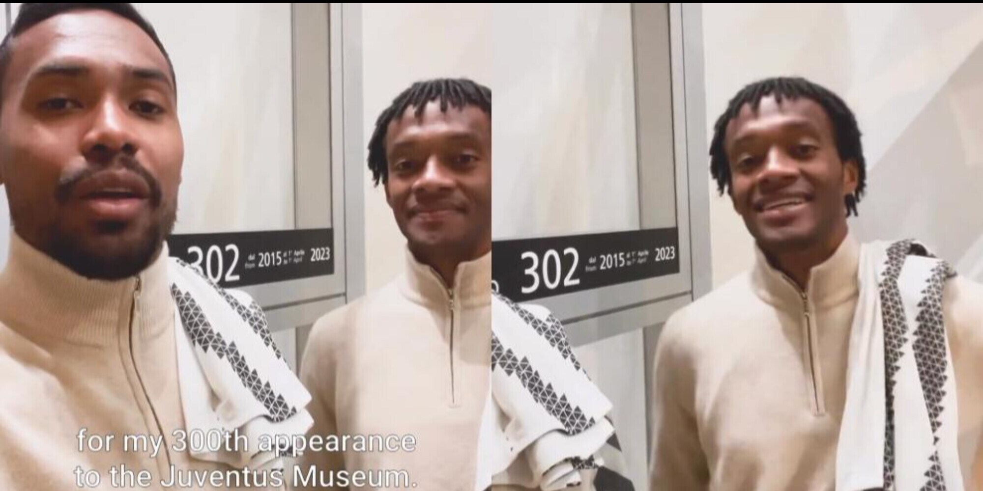 Alex Sandro-Cuadrado, le maglie delle 300 presenze con la Juve al J|Museum