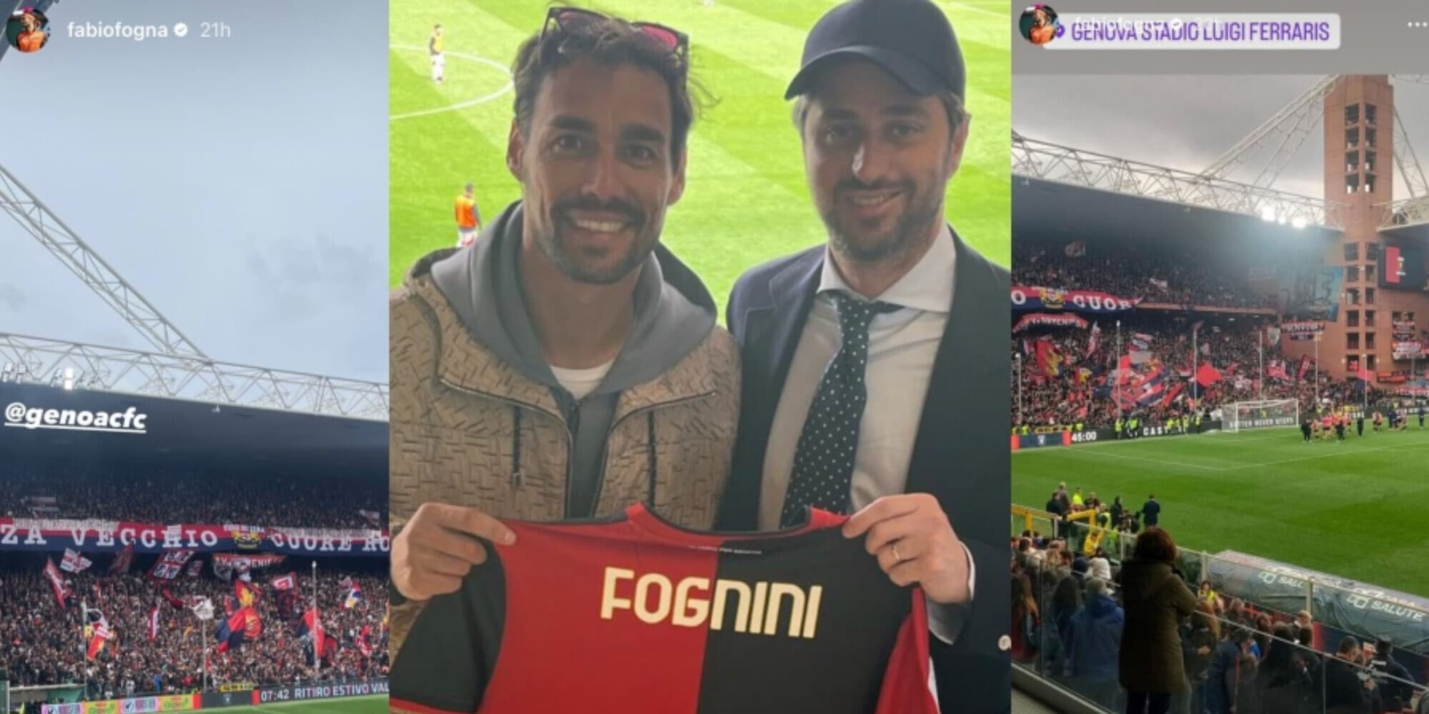 Genoa, Fognini a Marassi: ospite speciale per la corsa alla Serie A