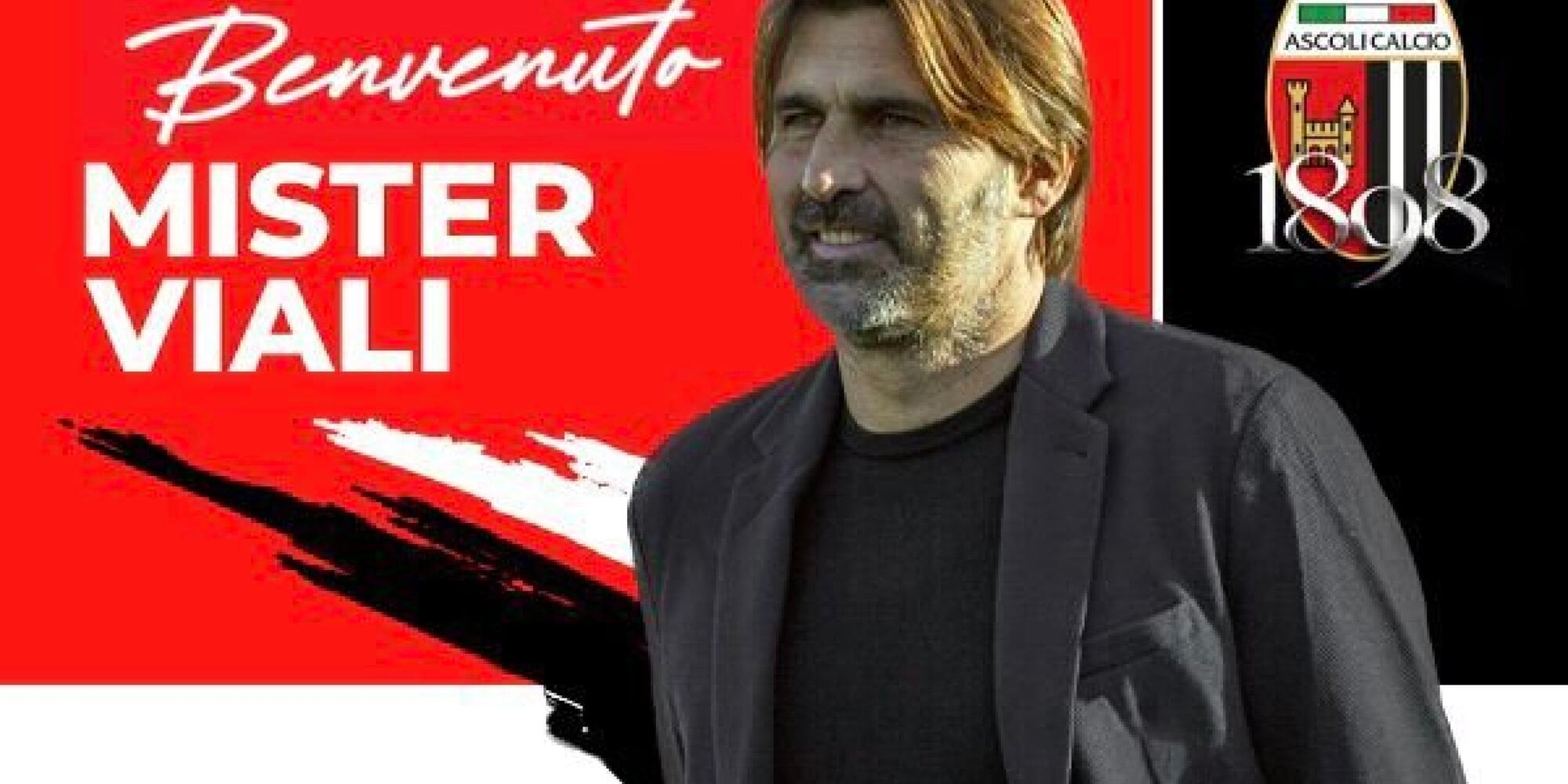 William Viali è il nuovo allenatore dell'Ascoli