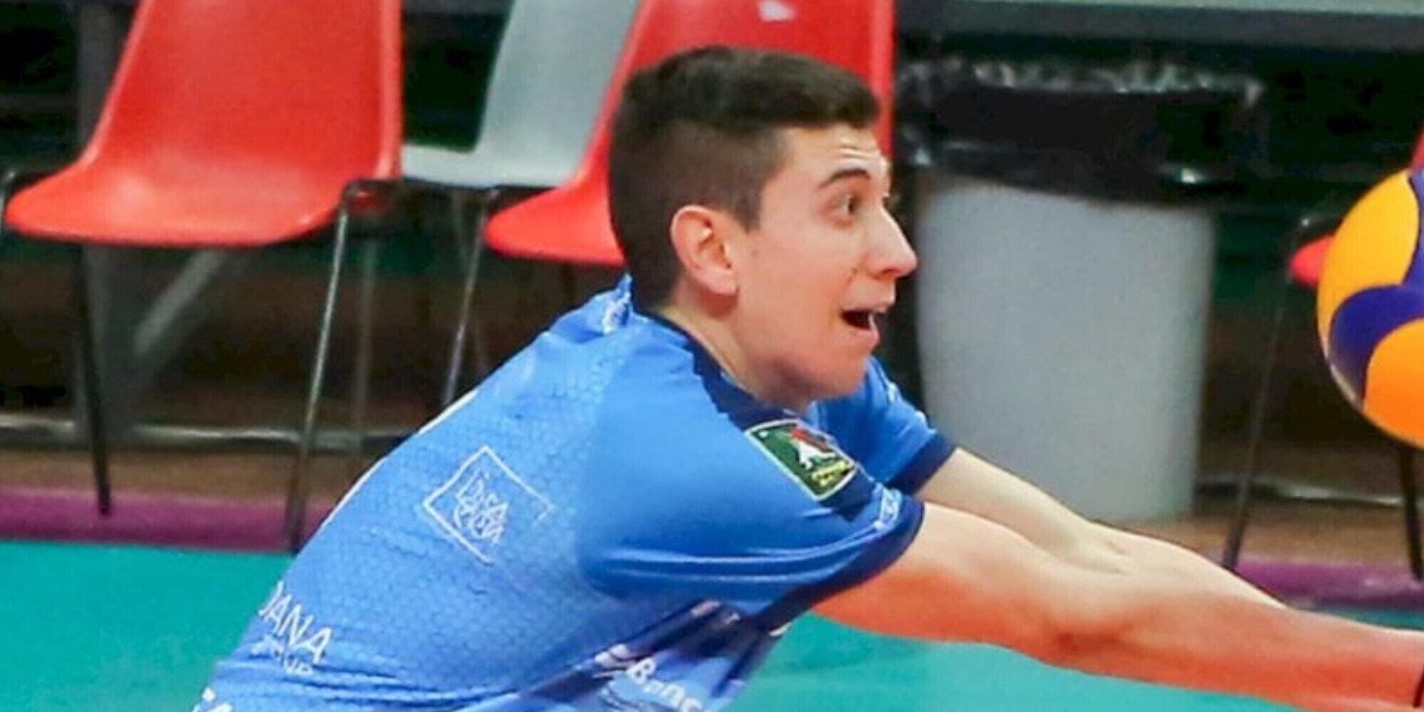 Il libero piemontese Francesco Bisotto a Civitanova