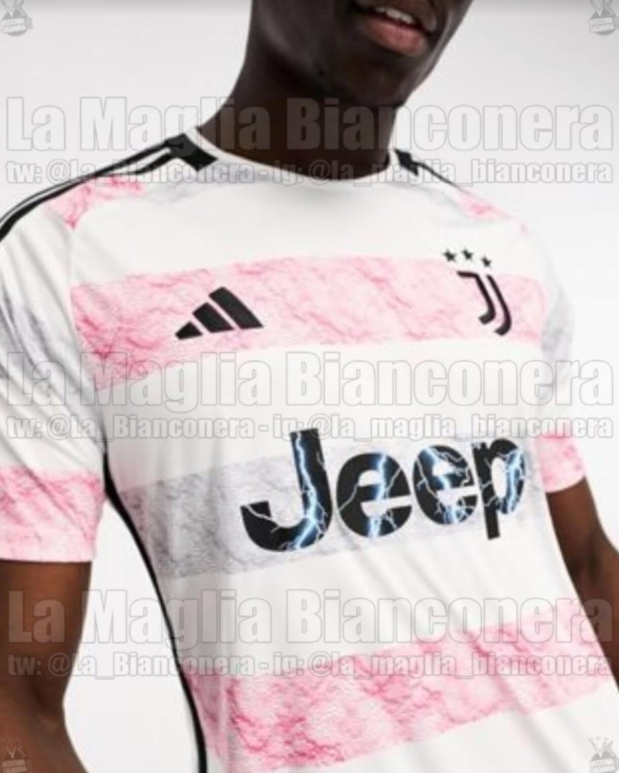 Juve, ecco la seconda maglia: la novità è il richiamo al Monte Rosa