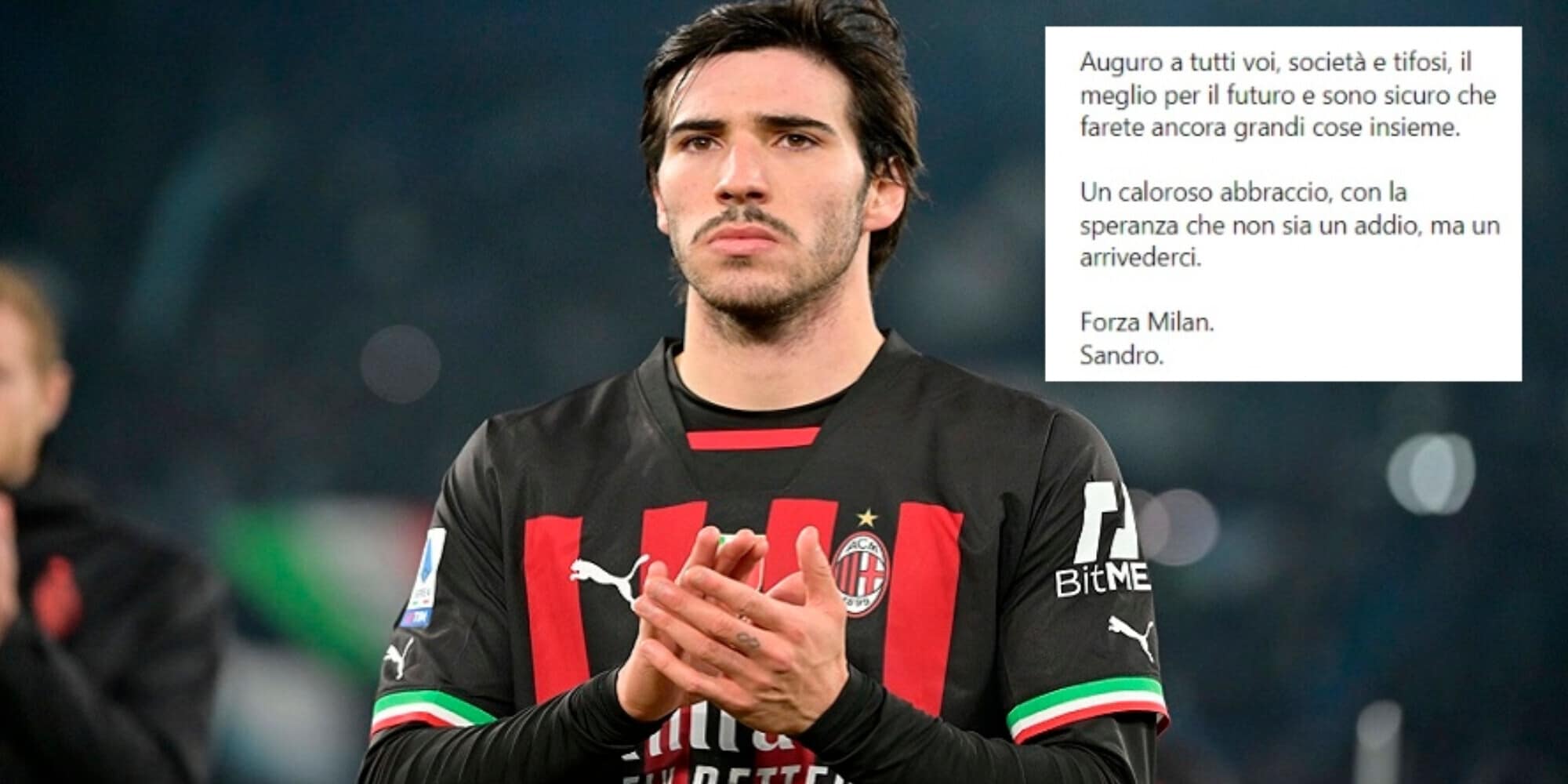 Tonali: "Cambiando si cresce". Il post dopo l'addio al Milan fa discutere