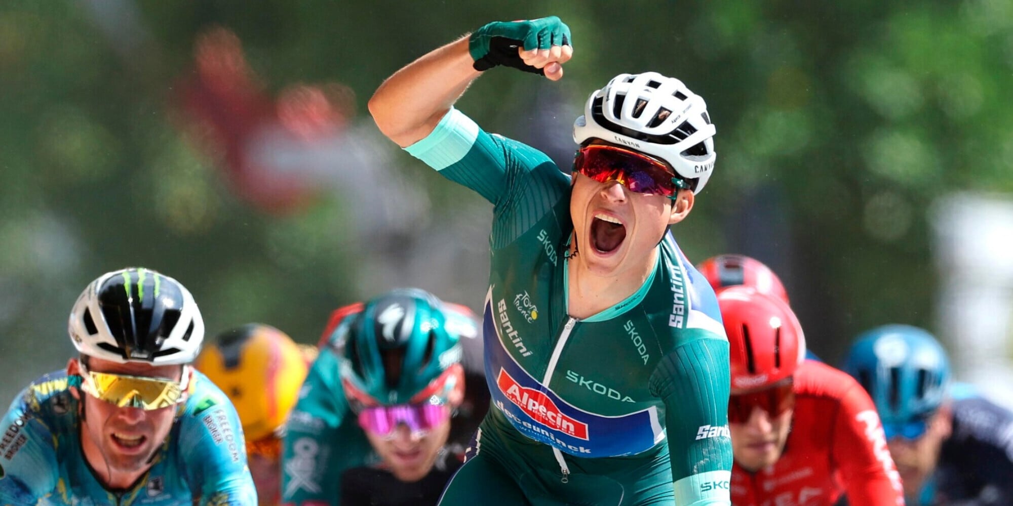 Tour de France, Philipsen conquista la 7ª tappa. Vingegaard resta in giallo
