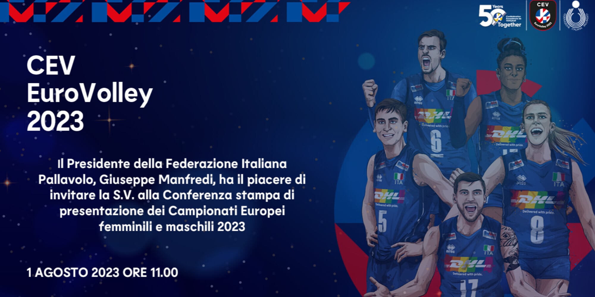 Euro2023: l’1 agosto la presentazione alla stampa