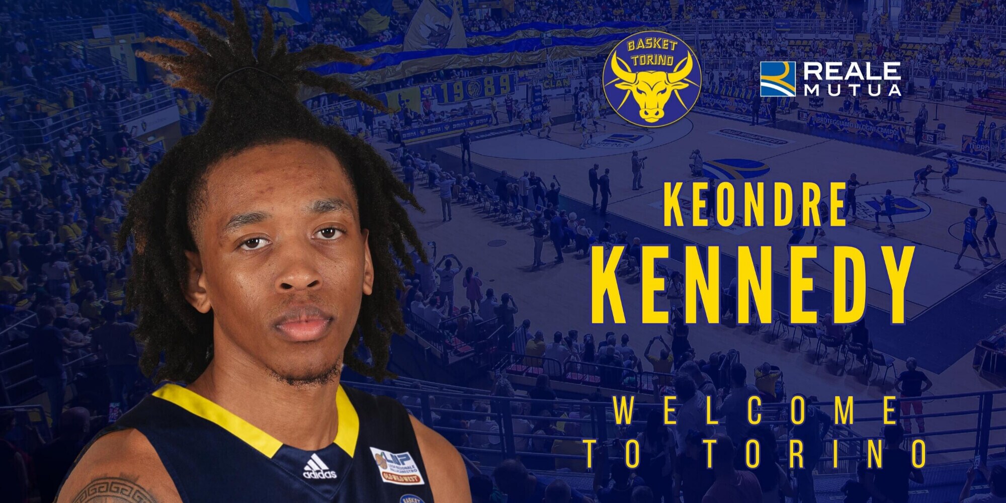 Reale Mutua Torino: dagli USA arriva Keondre Kennedy