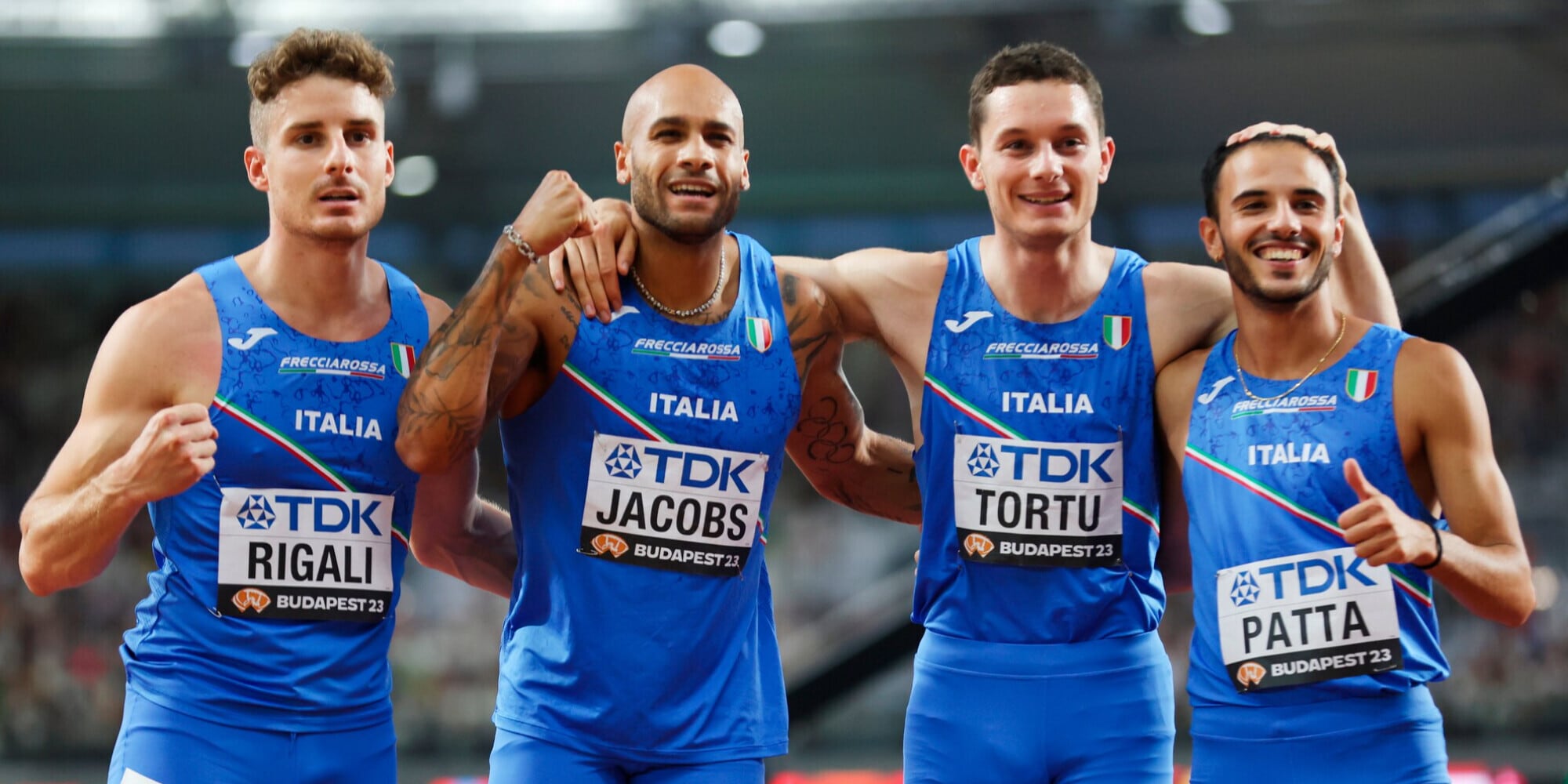 Italia, splendido argento nella staffetta 4x100! Dietro solo agli Usa