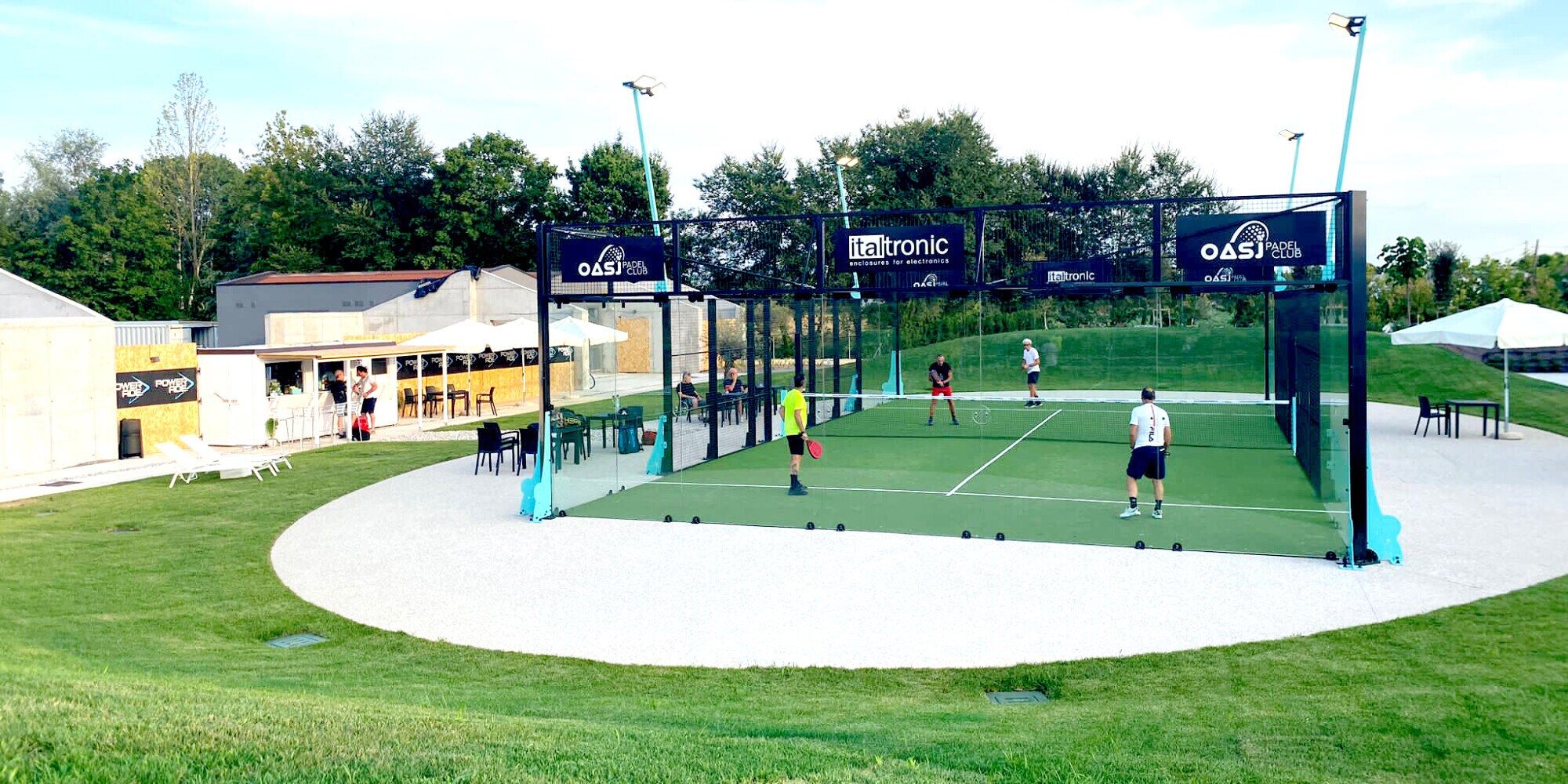 Jimmy Ghione: "La mia Oasj del padel a impatto zero"