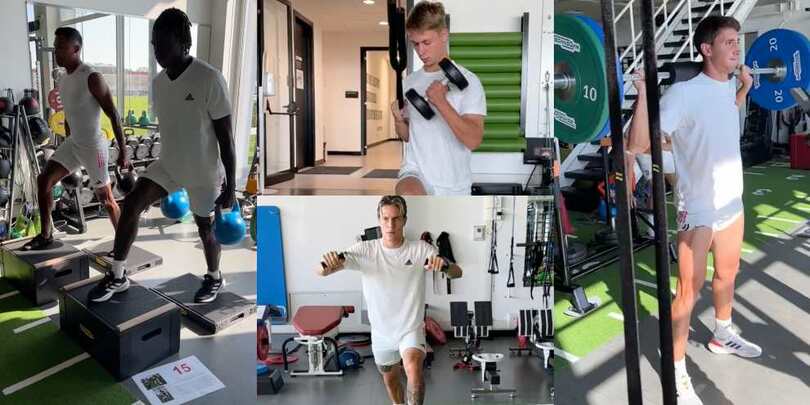 La Juve senza sosta: mattinata in palestra per i bianconeri rimasti ...