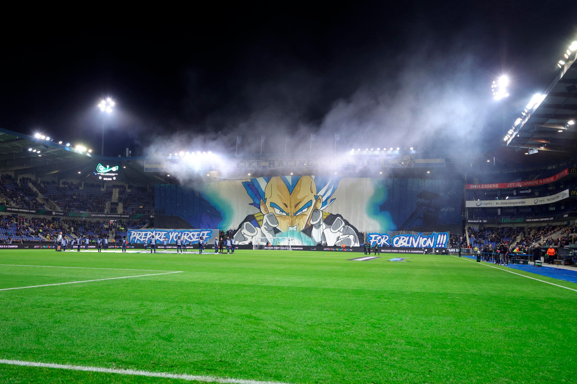 I tifosi del Genk e la coreografia ispirata a Vegeta di Dragon Ball