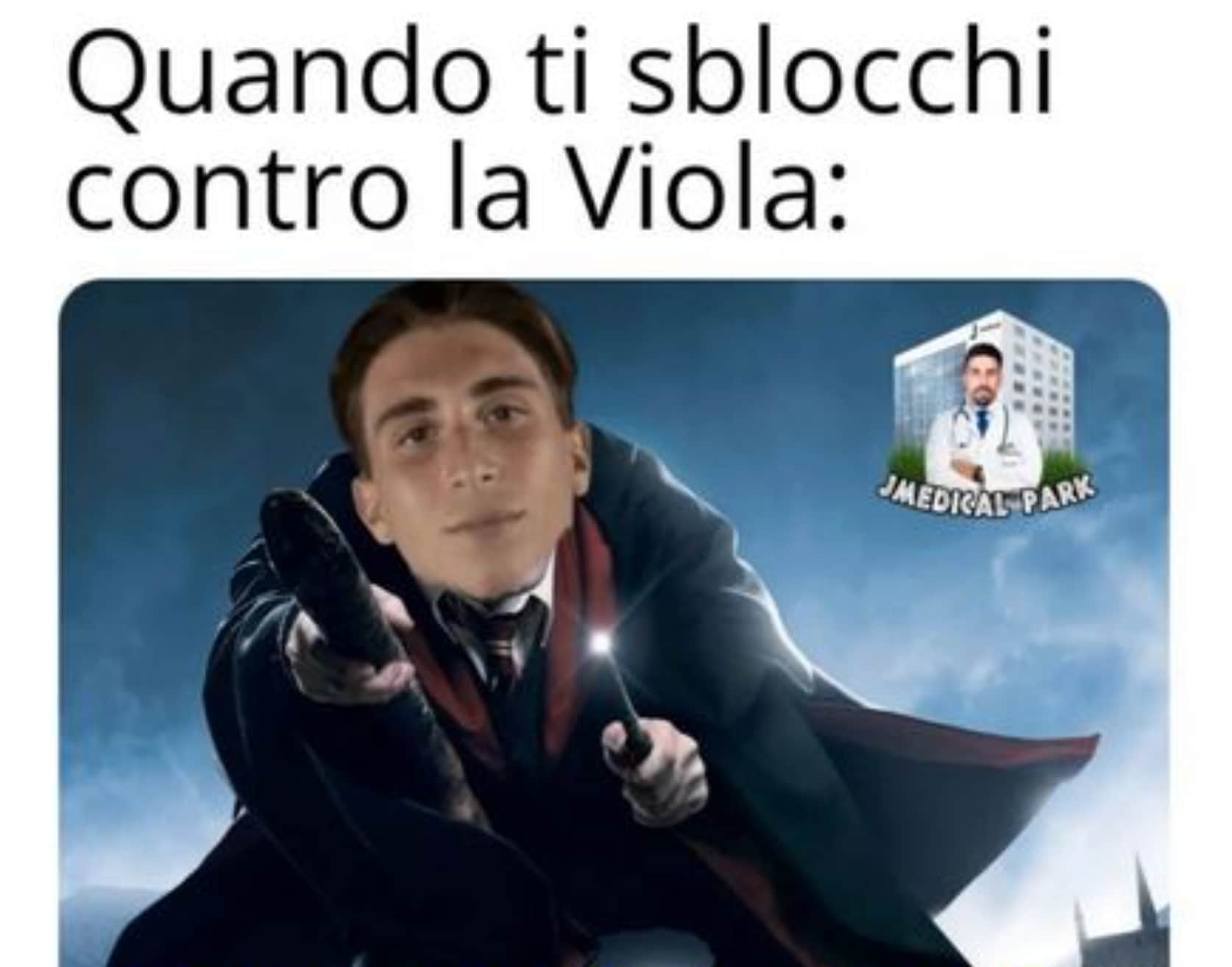 Meme Juve: corto muso Allegri, birra Miretti e talismano Rugani