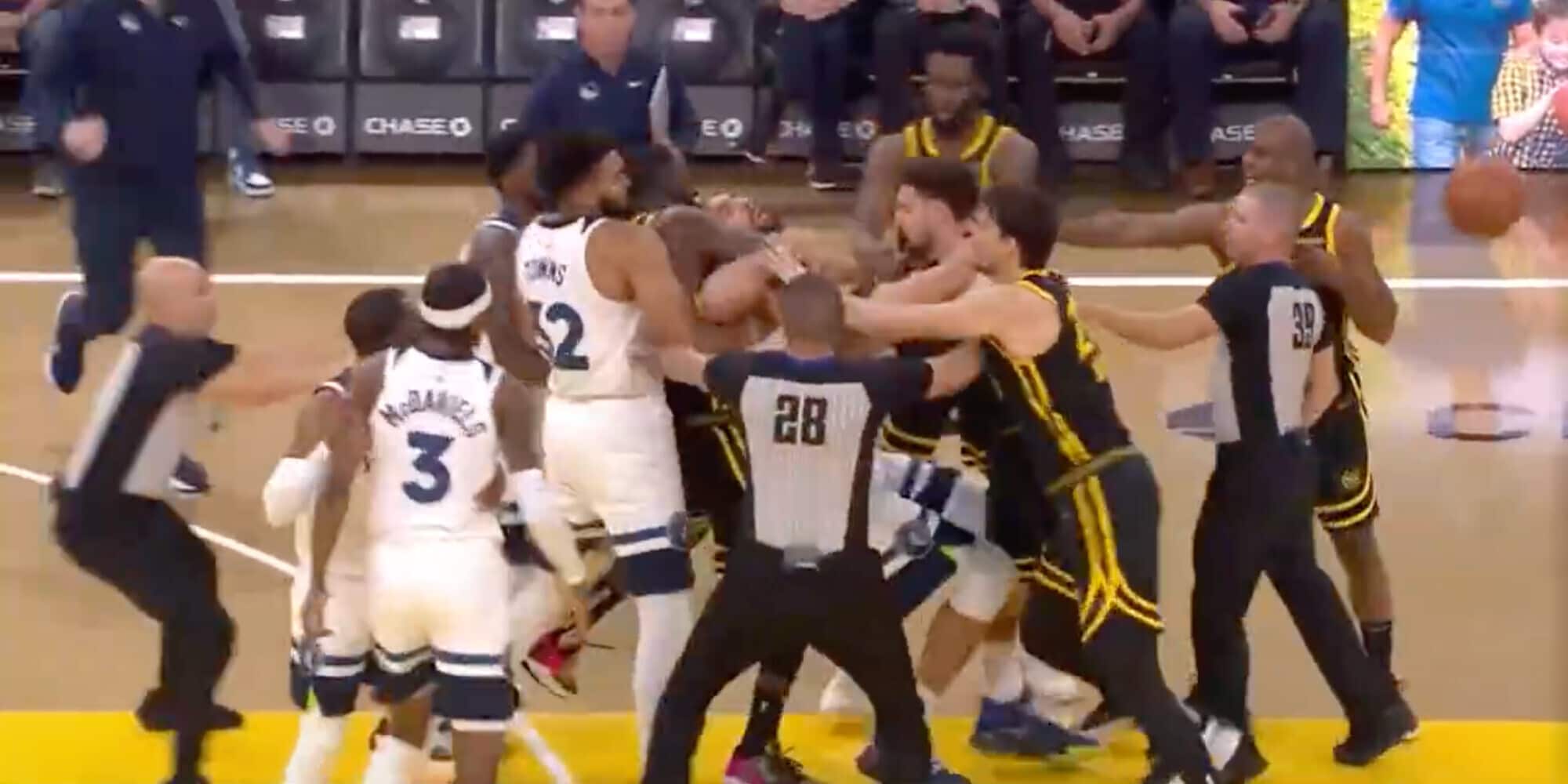 NBA, Warriors-T'Wolves: rissa da record, 3 espulsi dopo 103", cosa è ...