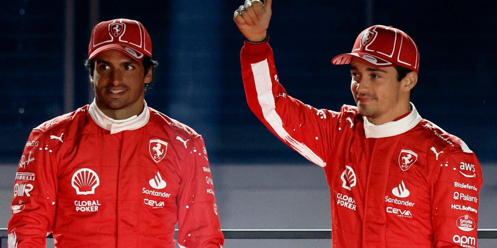 Le Ferrari dominano le FP2 di Las Vegas, Verstappen lontano