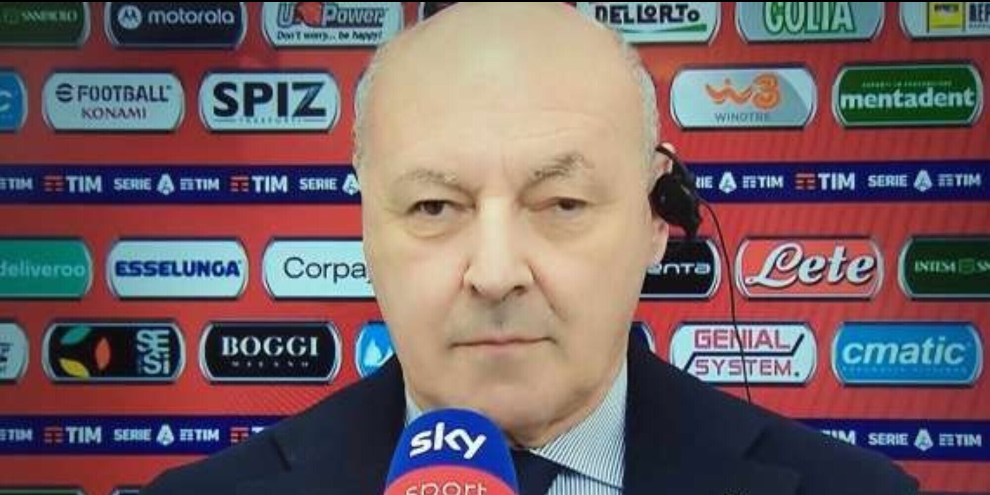 Marotta: "Inter, obiettivo Scudetto. La Juve? Ha il reverendo Allegri..."