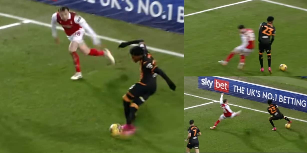 Prodezza Philogene: tunnel, dribbling, rabona e gol. Ma c'è la beffa...