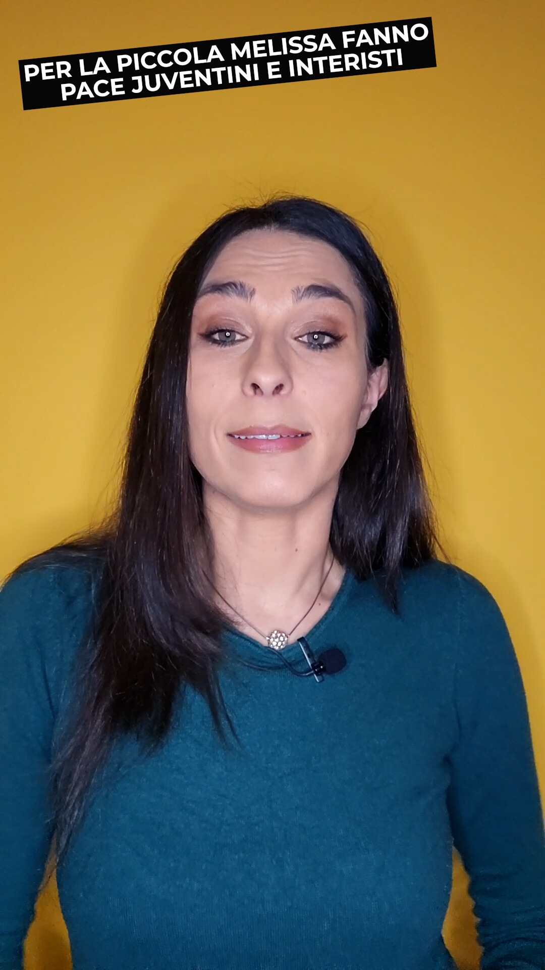 Per la piccola Melissa fanno pace juventini e interisti