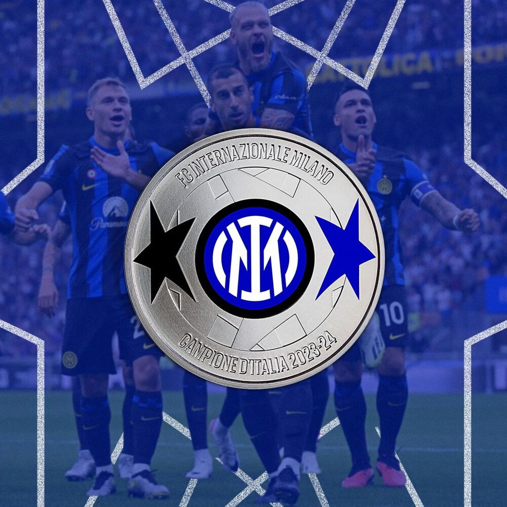 Scudetto Inter: celebrato con una medaglia ufficiale in argento