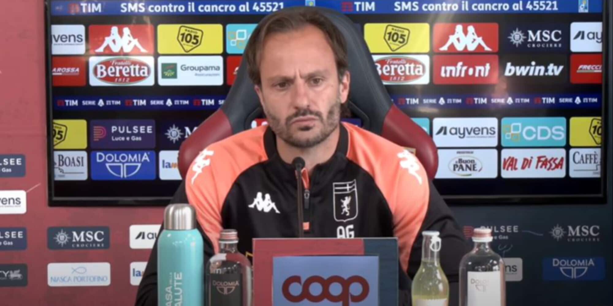 Gilardino-Genoa ancora insieme? L’allenatore lo svela in conferenza