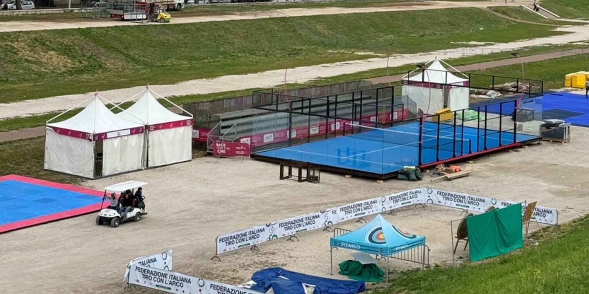 Padel Trend al Circo Massimo in partnership con Komen Italia