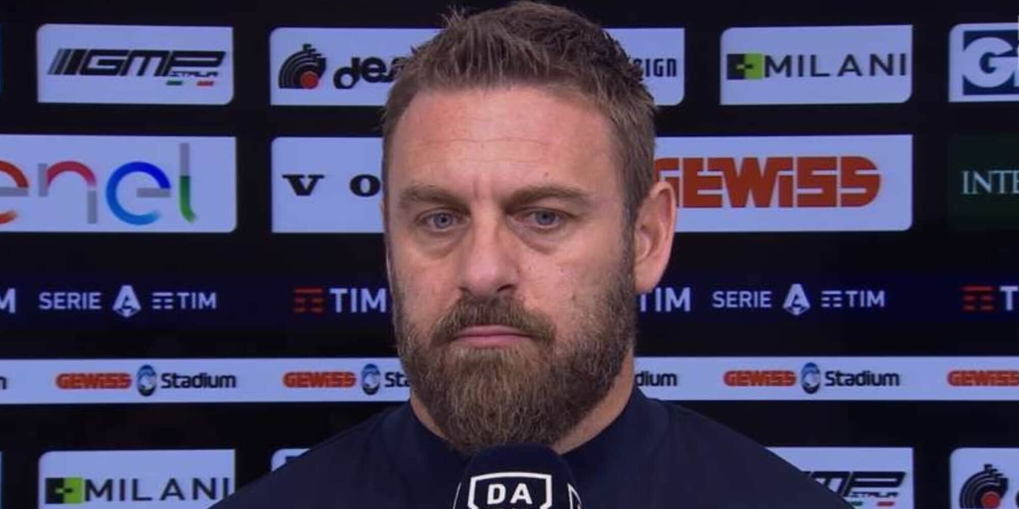 De Rossi, l'elogio all'Atalanta: "Va al doppio, merita di arrivare davanti"